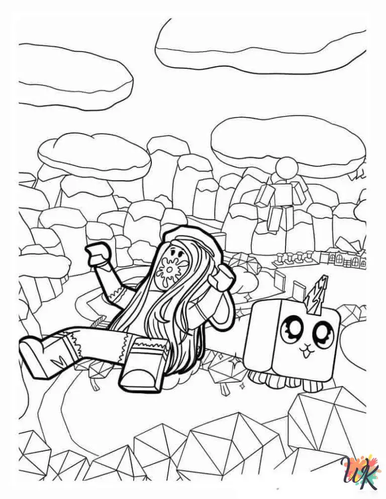40 Roblox Coloring Pages For Kids - ColoringPagesWK.com