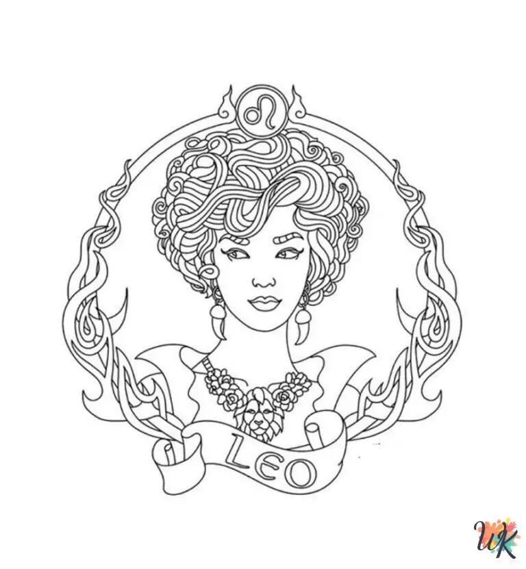 80 Zodiac Signs Coloring Pages - Explore The World Of Astrology