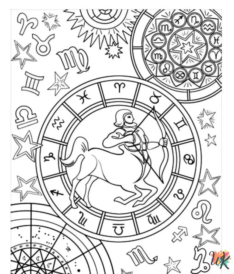 80 Zodiac Signs Coloring Pages - Explore The World Of Astrology