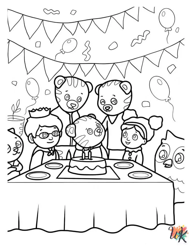 20 Daniel Tiger Coloring Pages For Kids - ColoringPagesWK