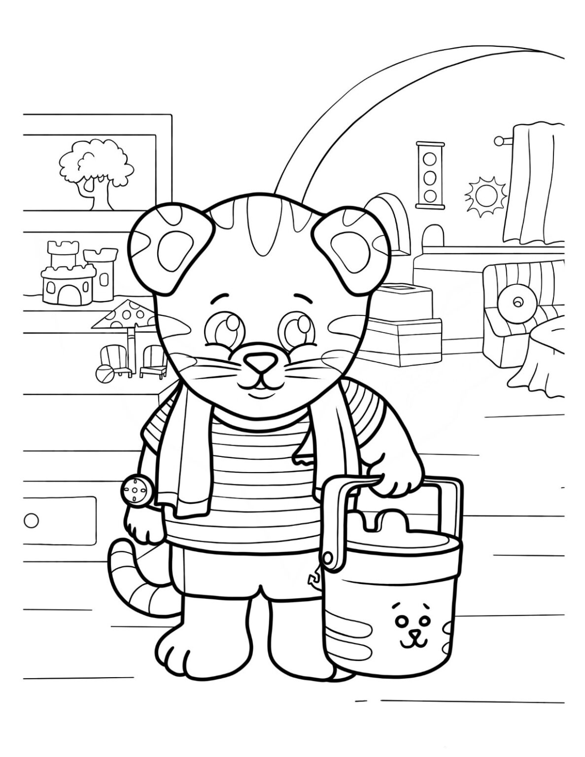 20 Daniel Tiger Coloring Pages For Kids - ColoringPagesWK