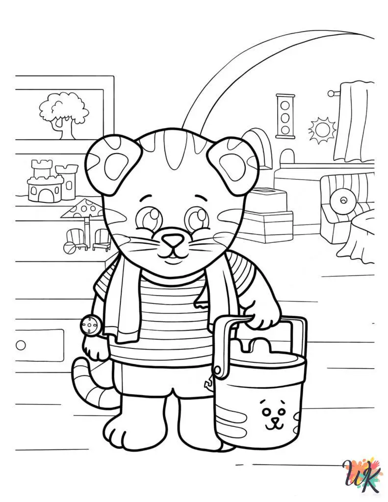 20 Daniel Tiger Coloring Pages For Kids - ColoringPagesWK