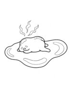 19 Gudetama Coloring Pages For Kids - ColoringPagesWK