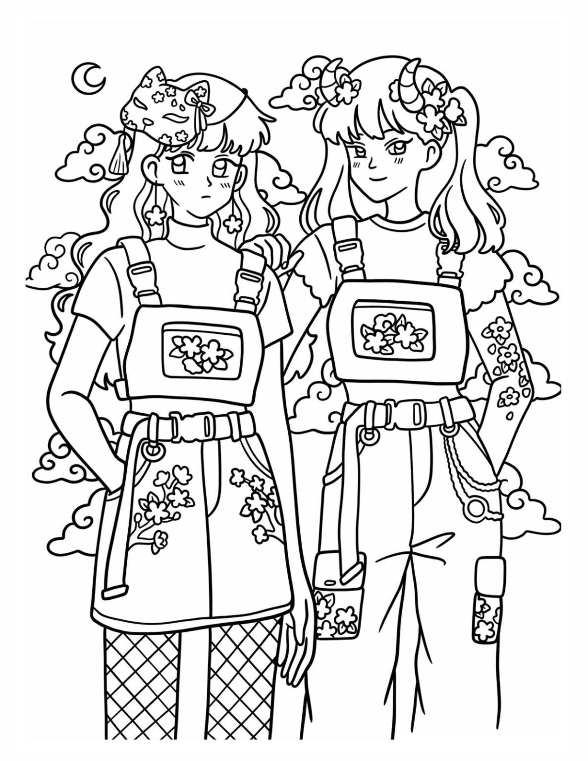 26 Aesthetic Coloring Pages For Kids - ColoringPagesWK