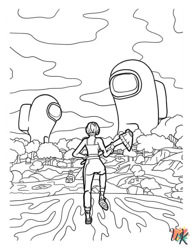59 Fortnite Coloring Pages For Kids - ColoringPagesWK