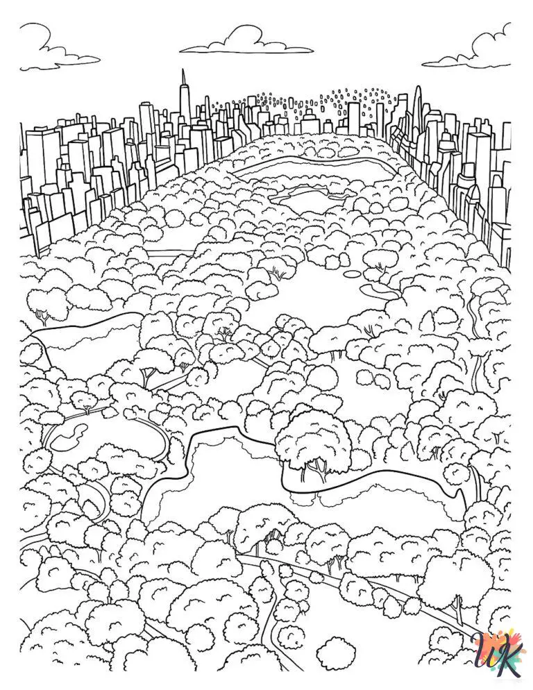 20 New York Coloring Pages For Kids - ColoringPagesWK