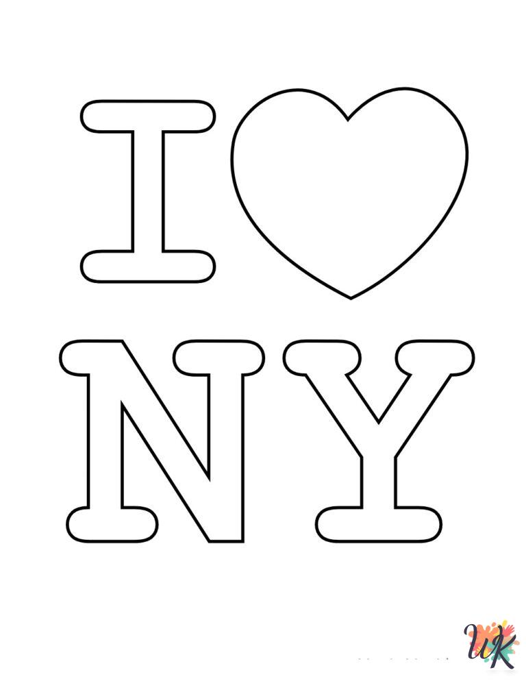 20 New York Coloring Pages For Kids - ColoringPagesWK