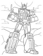 26 Optimus Prime Coloring Pages For Kids - ColoringPagesWK