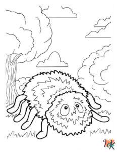 28 Spider Coloring Pages For Kids - ColoringPagesWK.com