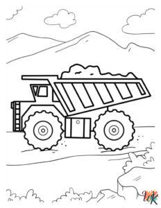 34 Truck Coloring Pages For Kids - ColoringPagesWK.com