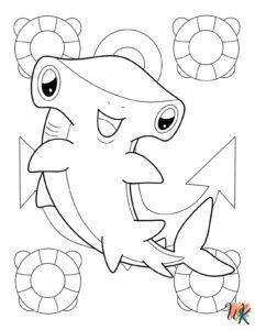 20 Hammerhead Shark Coloring Pages For Kids - ColoringPagesWK