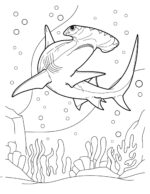 20 Hammerhead Shark Coloring Pages For Kids - ColoringPagesWK