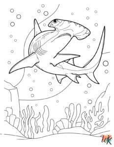 20 Hammerhead Shark Coloring Pages For Kids - ColoringPagesWK