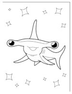 20 Hammerhead Shark Coloring Pages For Kids - ColoringPagesWK