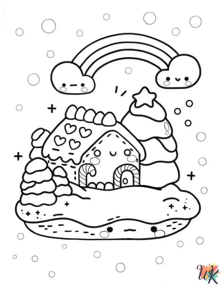 30 Kawaii Coloring Pages