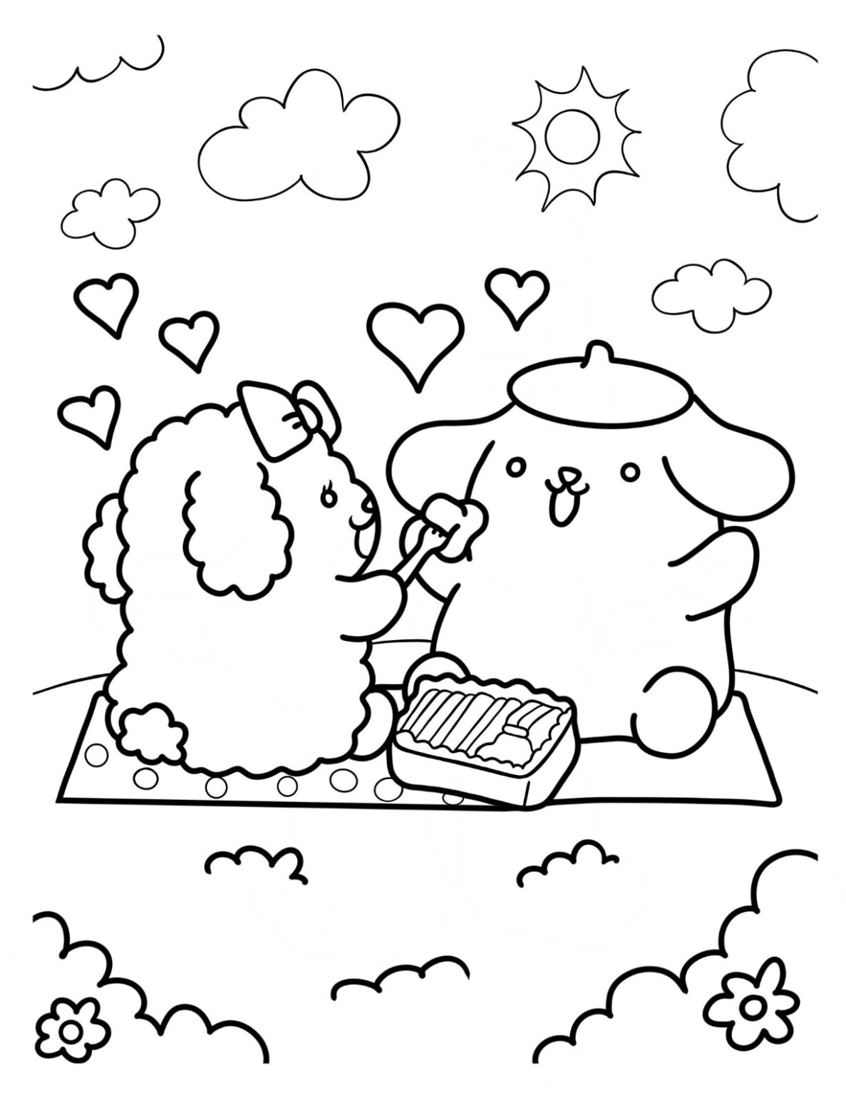 20 Pompompurin Coloring Pages For Kids - ColorinngPagesWK